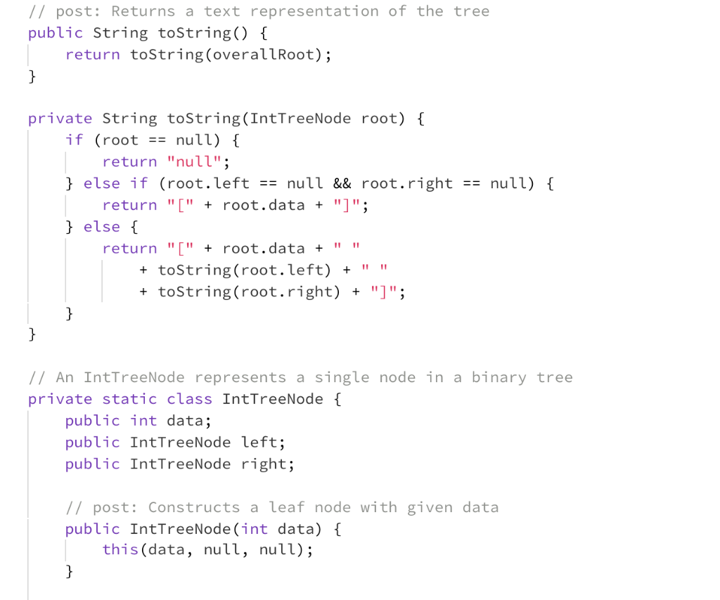 Solved evenLevels Write a method evenLevels that could be | Chegg.com
