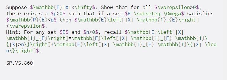 Solved Suppose $\mathbb{E} |XI
