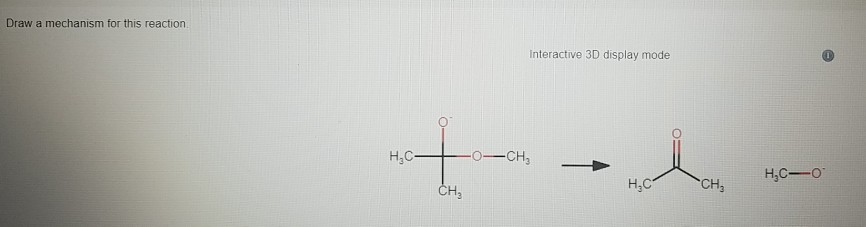 Solved Draw a mechanism for this reaction Interactive 3D | Chegg.com