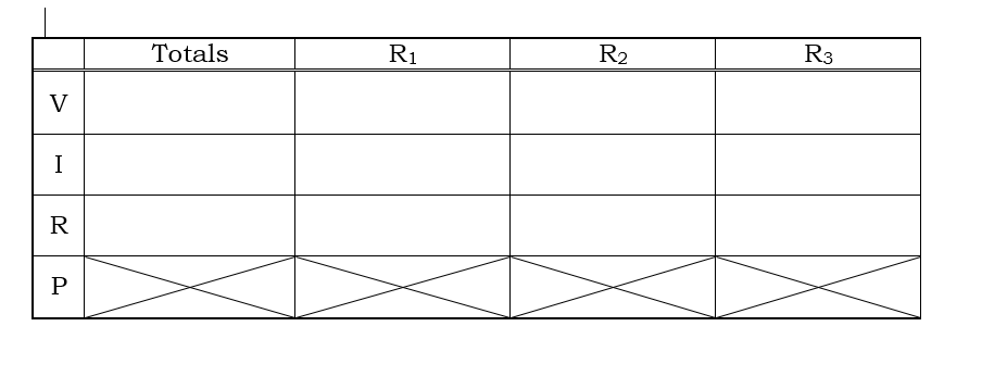 Solved PART 3: DC Series-Parallel Circuit Design your own | Chegg.com