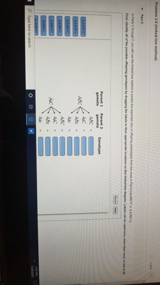 Solved II Problem 2.6 (forked-line method)