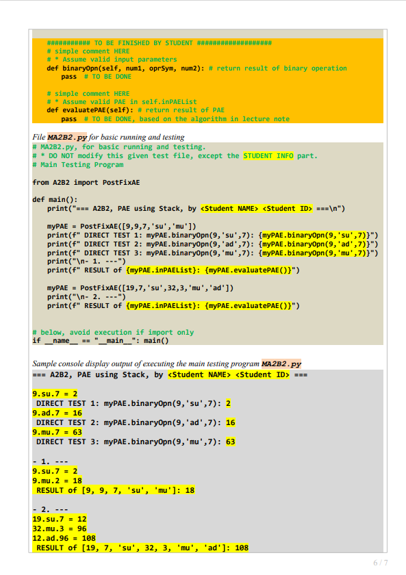 A2B2 (10 marks) Develop a Stack-Based Application of | Chegg.com