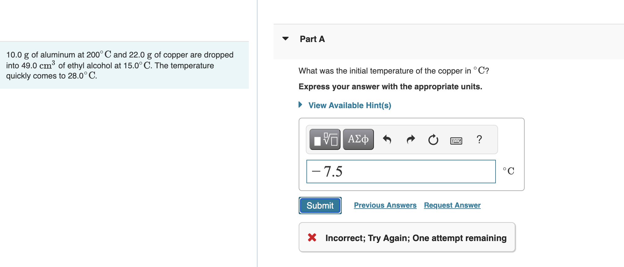 Solved The answer is not -65,-56,-57,-13.3, or -7.5 degrees | Chegg.com