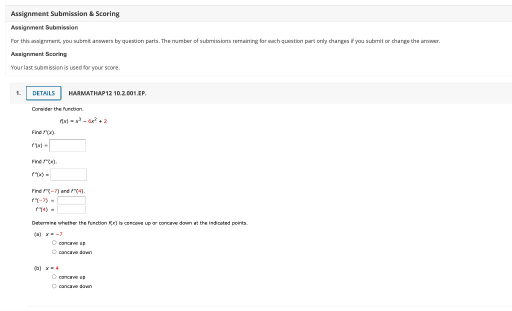 Solved signment Submission this assignment, you submit | Chegg.com