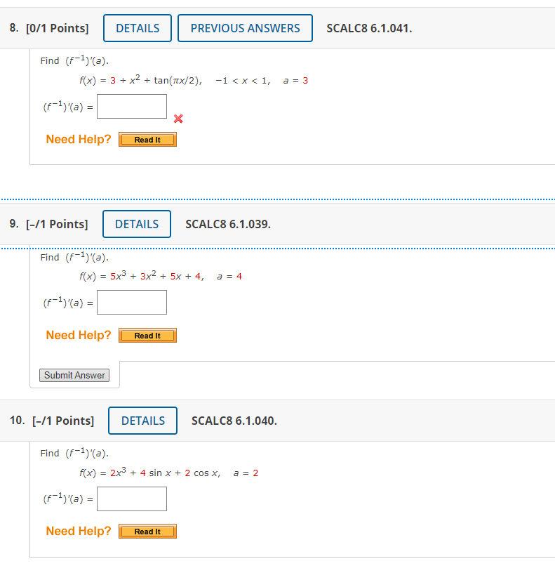 Solved 8. [0/1 Points] DETAILS PREVIOUS ANSWERS SCALC8 | Chegg.com