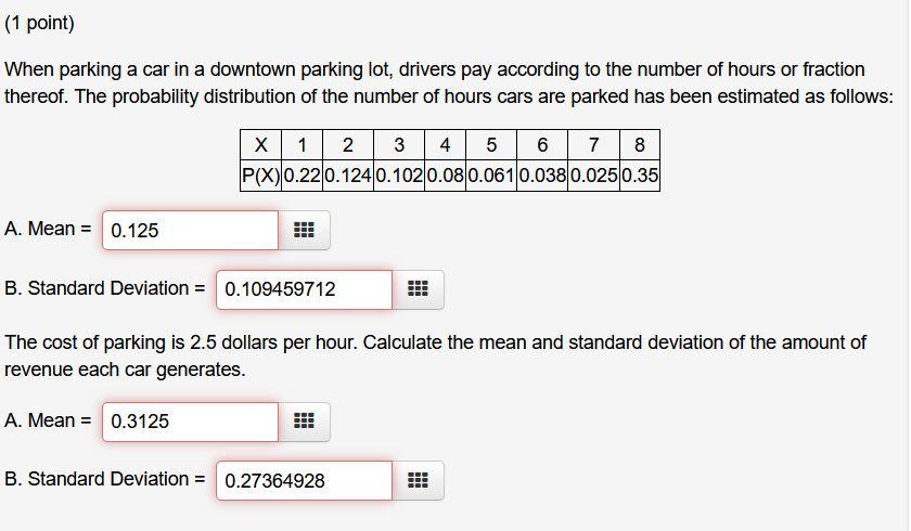 Solved When parking a car in a downtown parking lot, drivers | Chegg.com