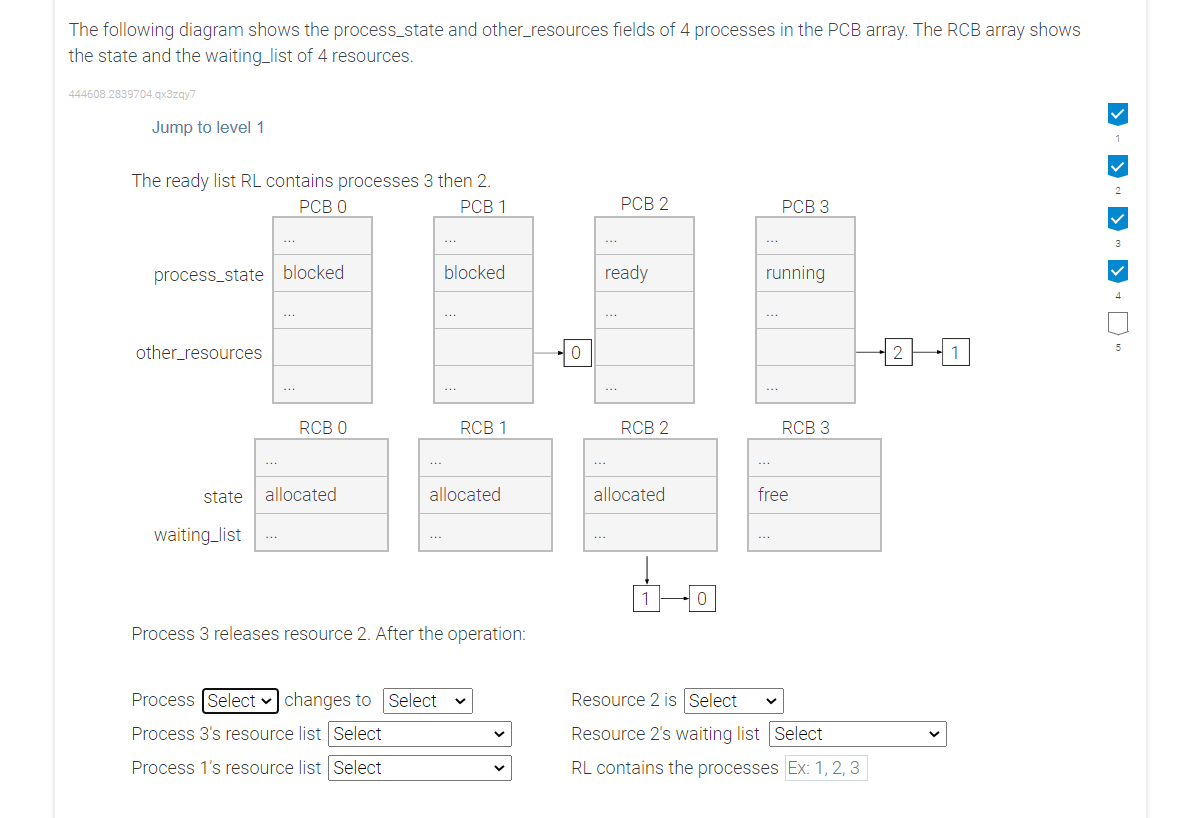 Solved The following diagram shows the process_state and | Chegg.com