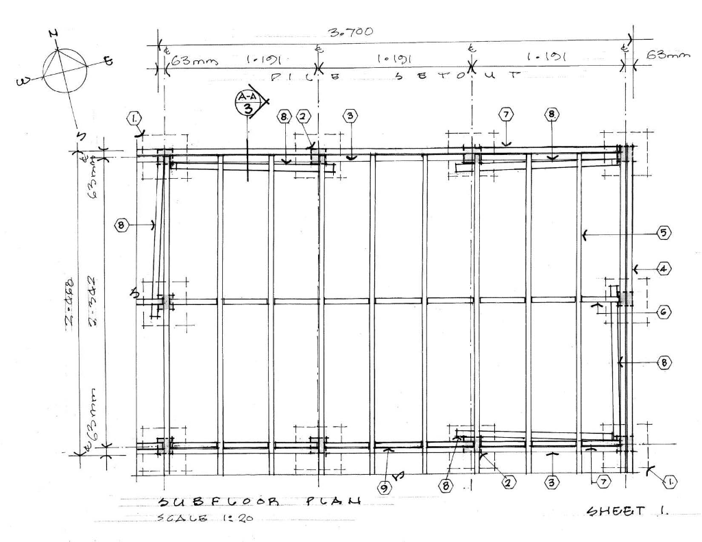 Solved For the following Floorplan, Subfloor Plan, Elevation | Chegg.com