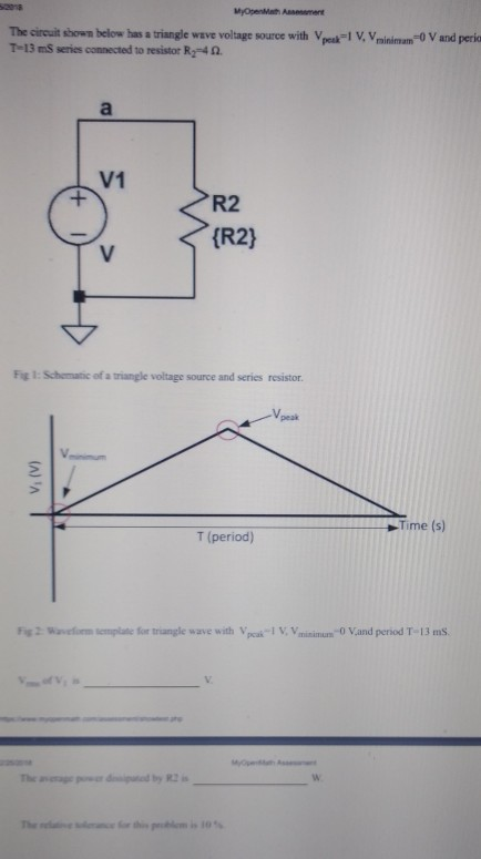 Solved MyOpen met The circuit shown below has a triangle | Chegg.com