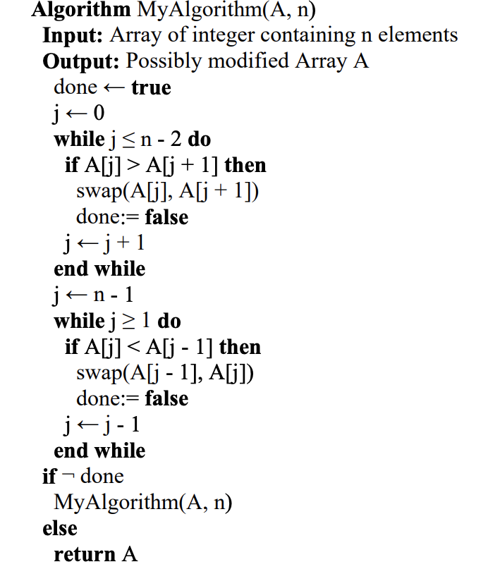 Solved could u please write this pseudo code in actual java | Chegg.com
