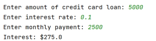 Solved Write a python program to calculate and display the | Chegg.com