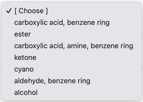 Solved Match the name of each compound to the functional | Chegg.com