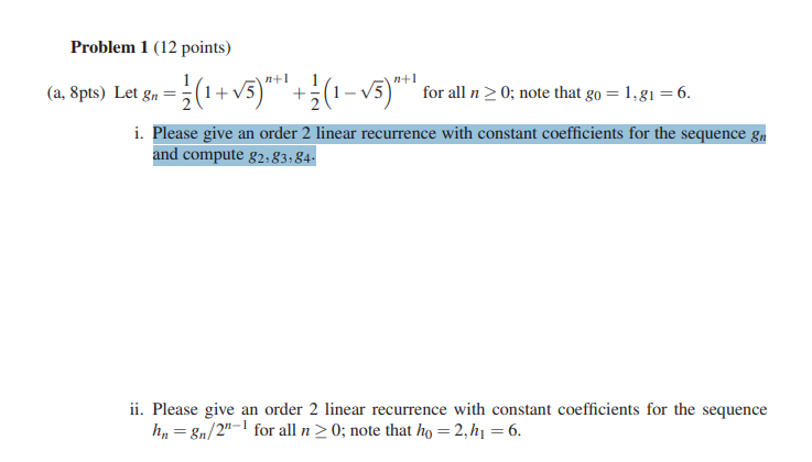 Solved i just need help solving part two of the equation | Chegg.com