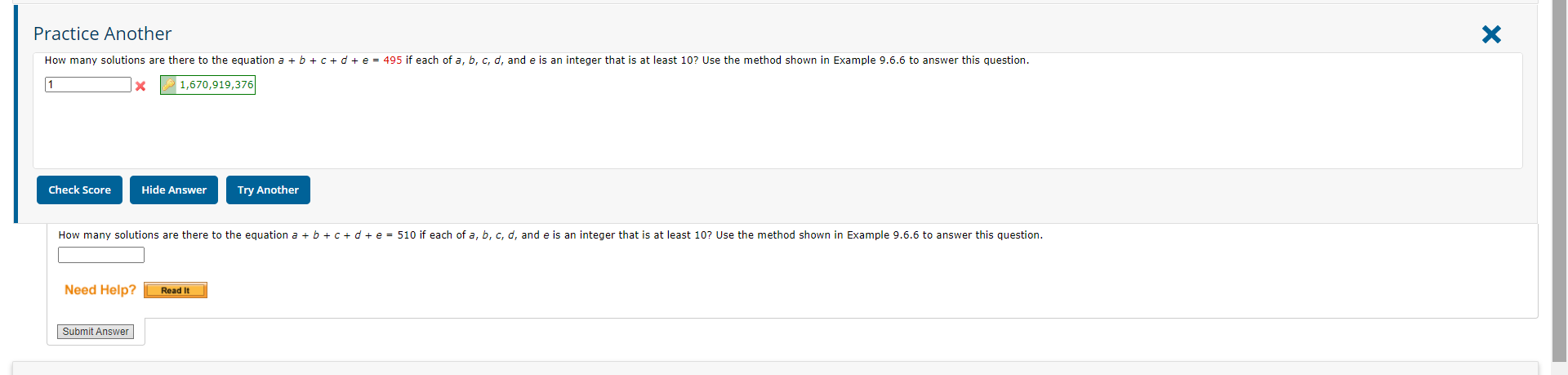 Solved Practice Another x How many solutions are there to | Chegg.com