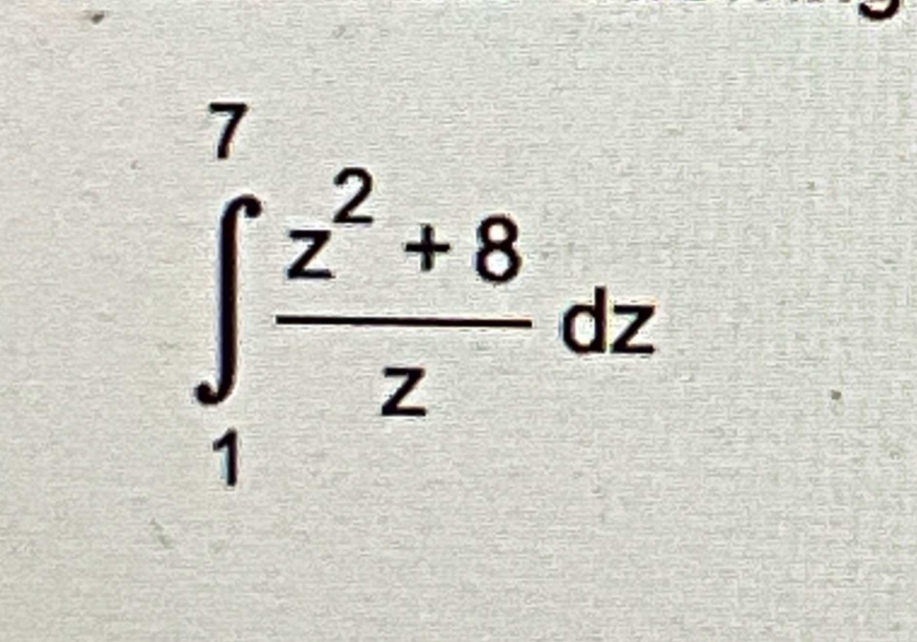 Solved 17z2 8zdz Chegg