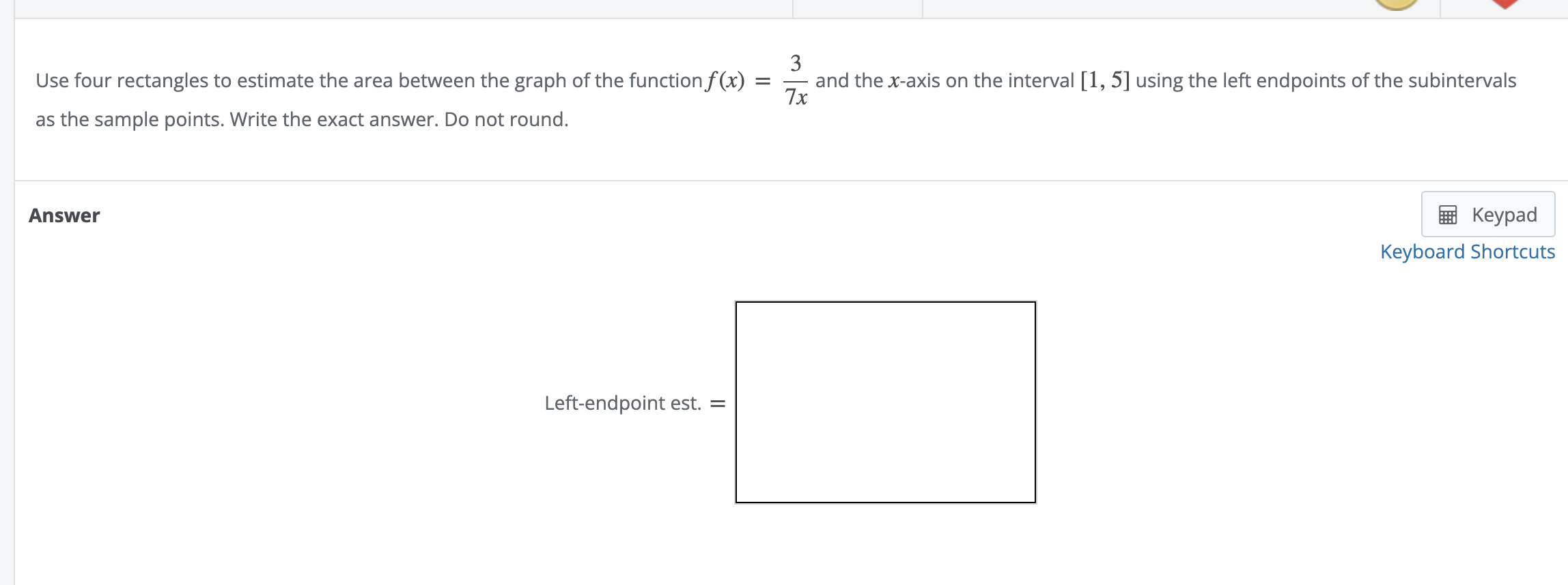 Solved Use four rectangles to estimate the area between the | Chegg.com