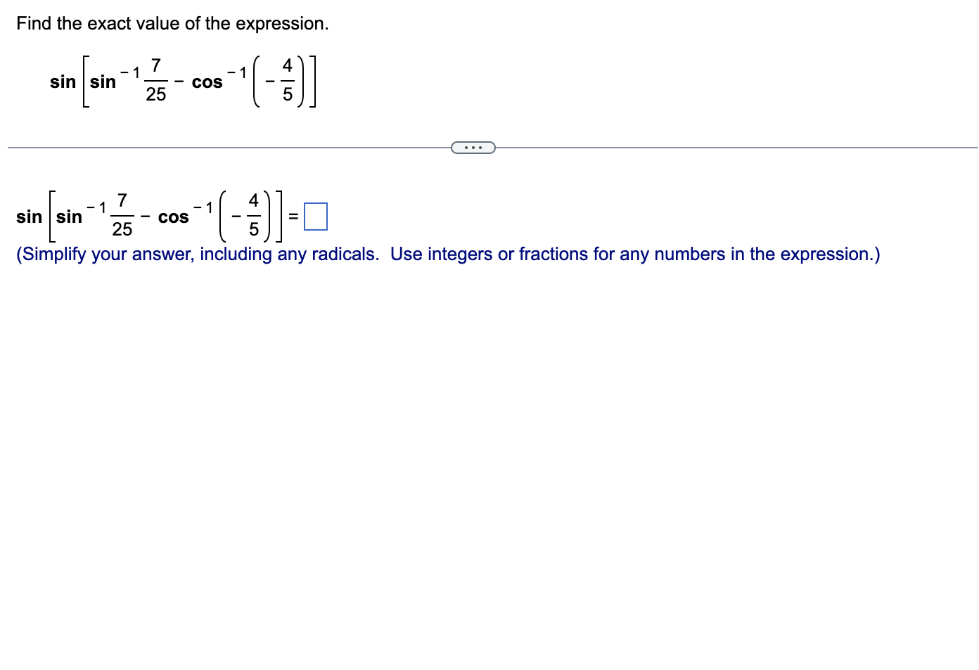 Solved Find the exact value of the | Chegg.com