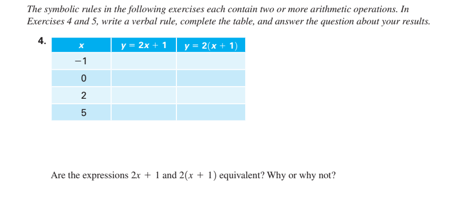 Solved The symbolic rules in the following exercises each | Chegg.com