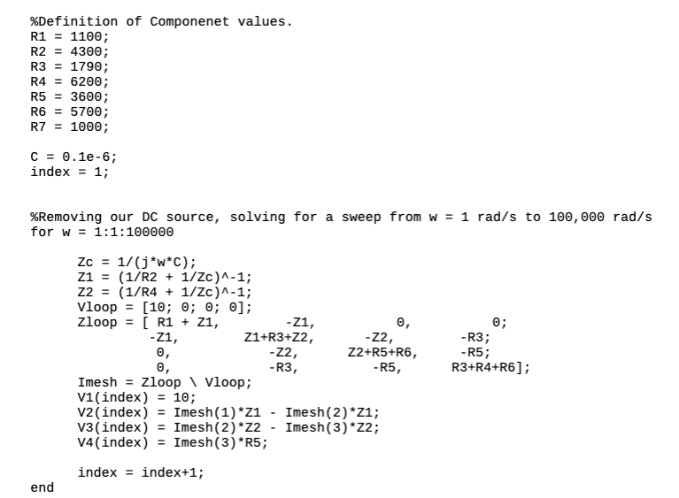 Solved Based On The Information From Matlab Draw Out The 