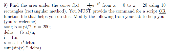 Solved -22 = = 9) Find the area under the curve f(x) from x | Chegg.com