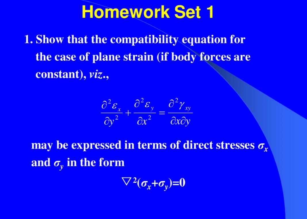 Solved Homework Set 1 1. Show that the compatibility | Chegg.com