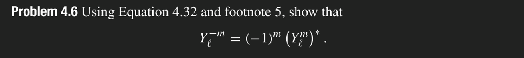 Solved Problem 4.6 Using Equation 4.32 and footnote 5, show | Chegg.com
