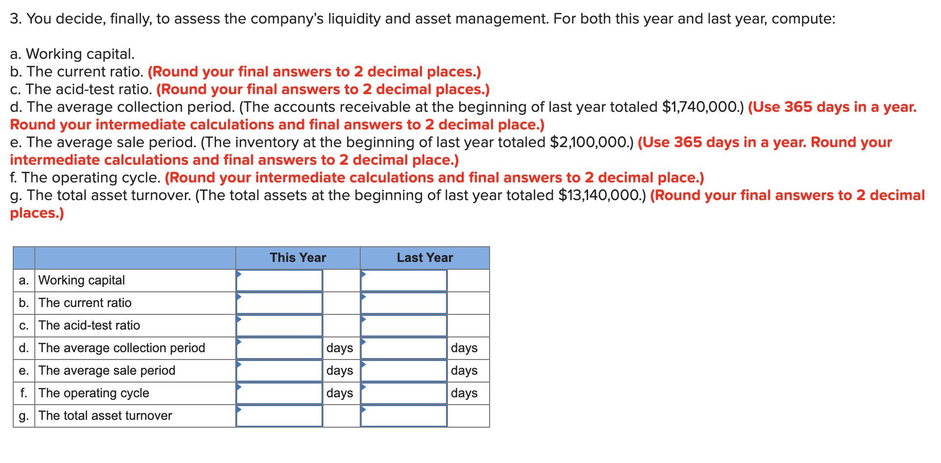 Solved Problem 14-15 Comprehensive Ratio Analysis (LO14-2, | Chegg.com