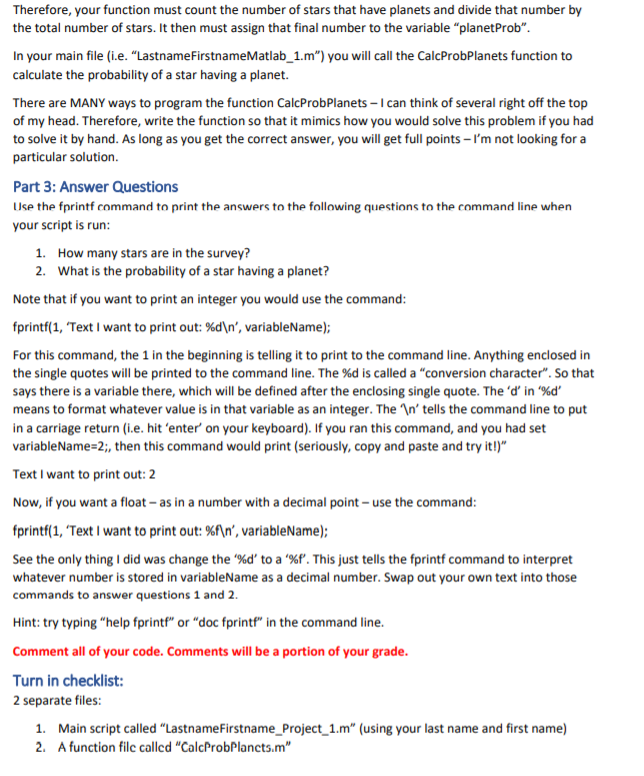 Matlab Assignment 1: The Basics I've given you a | Chegg.com