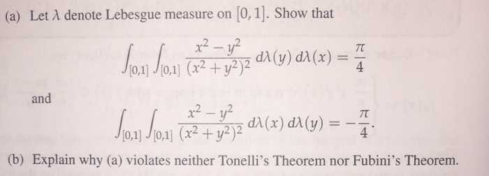 (a) Let λ denote Lebesgue measure on (0, 1]. Show | Chegg.com
