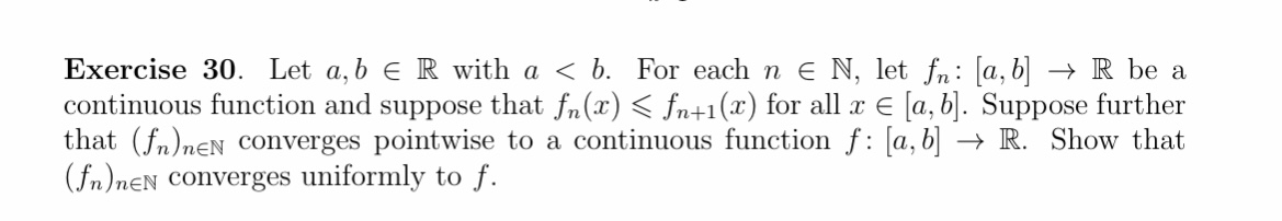 Solved Exercise 30. Let a,b∈R with a | Chegg.com