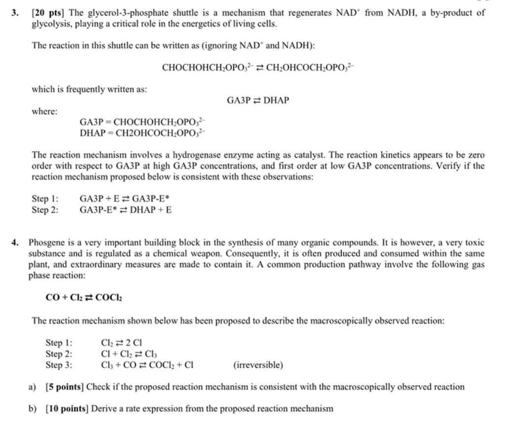 Solved 3. [20 pts] The glycerol-3-phosphate shuttle is a | Chegg.com