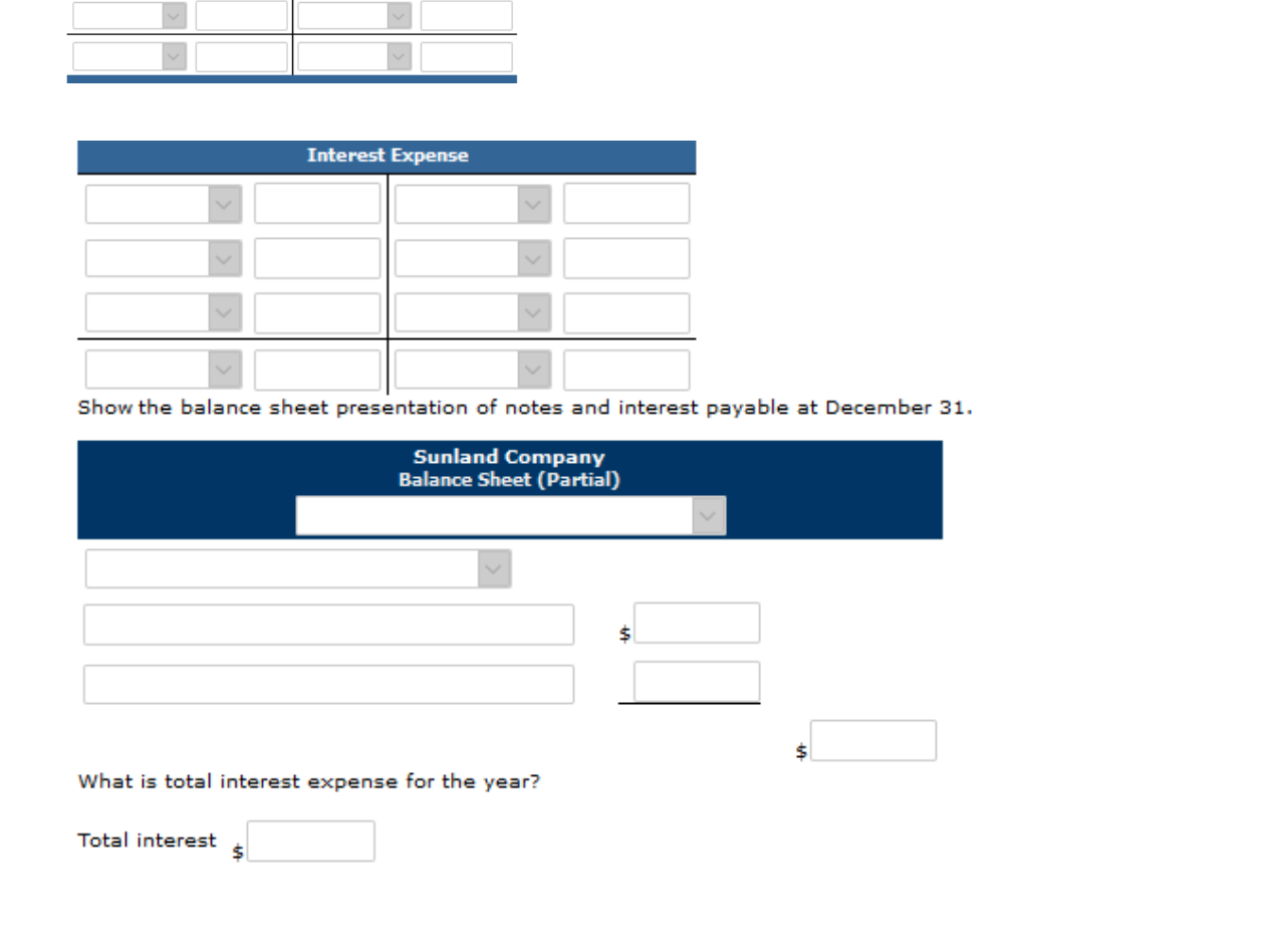 Solved Post to the accounts Notes Payable, Interest Payable, | Chegg.com