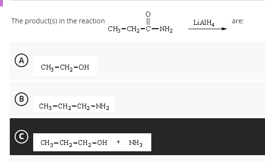 Solved The product(s) in the reaction are: (A) (B) | Chegg.com