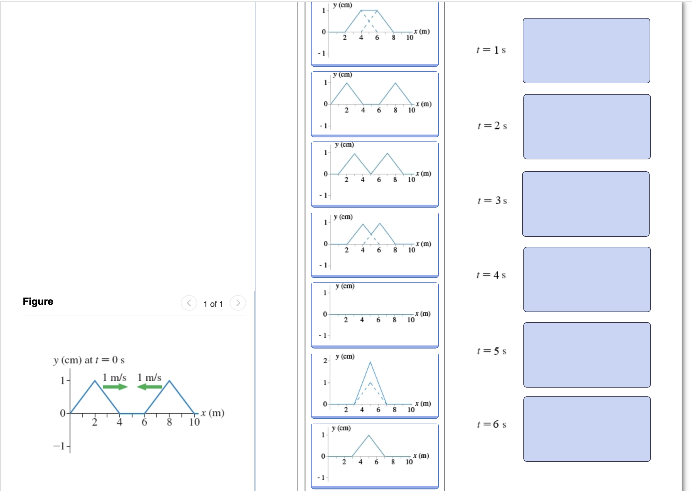 Solved Select six snapshot graphs, stacked vertically, | Chegg.com