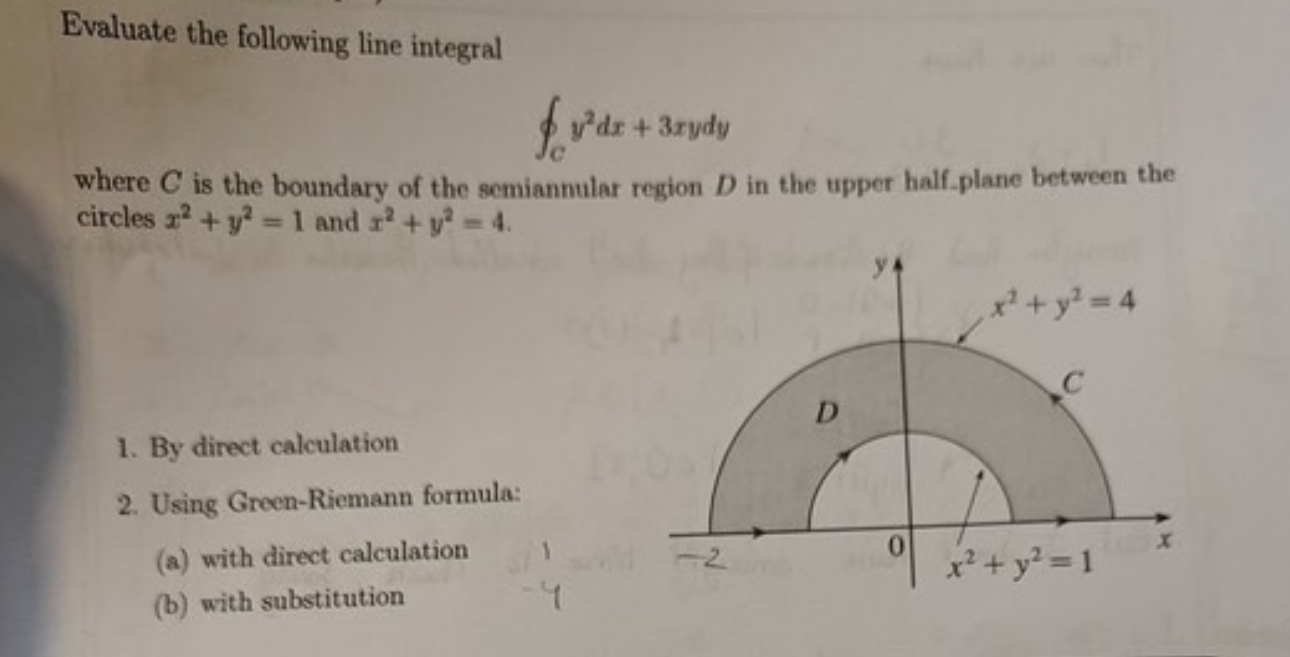 Solved Evaluate the following line | Chegg.com