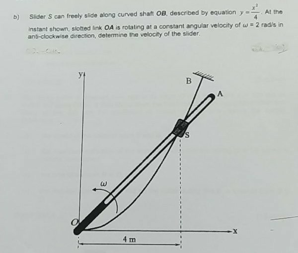 Solved a) A partice P moves along a path defined by equation | Chegg.com