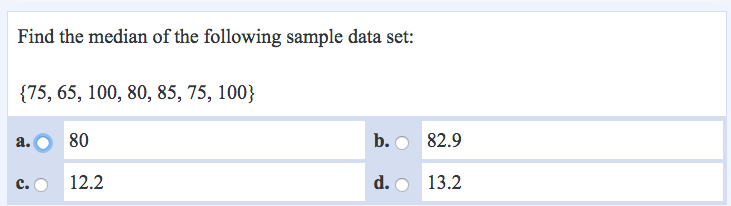 Solved Identify the smallest value in the data set | Chegg.com