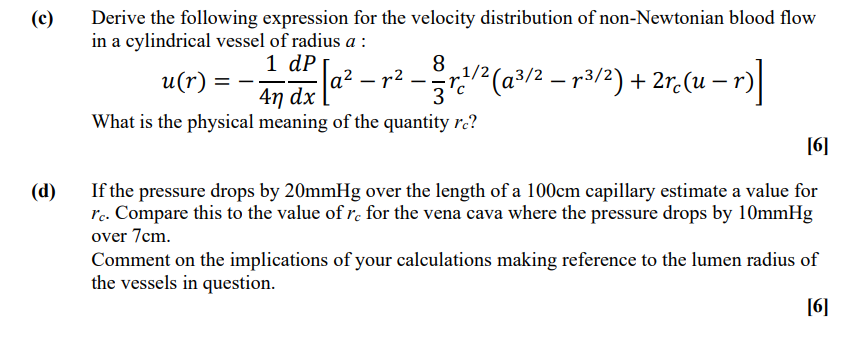 Solved Derive the following expression for the velocity | Chegg.com