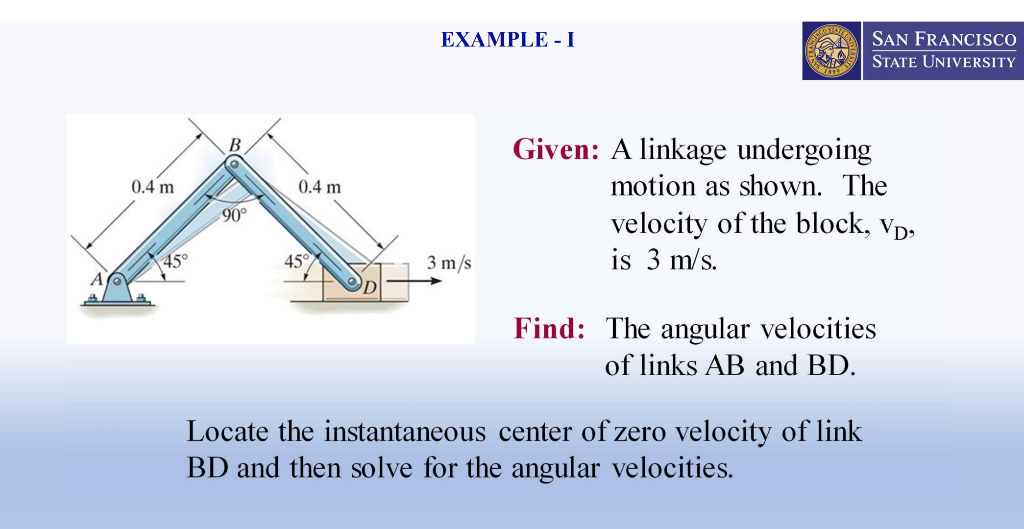 Solved SAN FRANCISCO STATE UNIVERSITY EXAMPLE I Given: A | Chegg.com