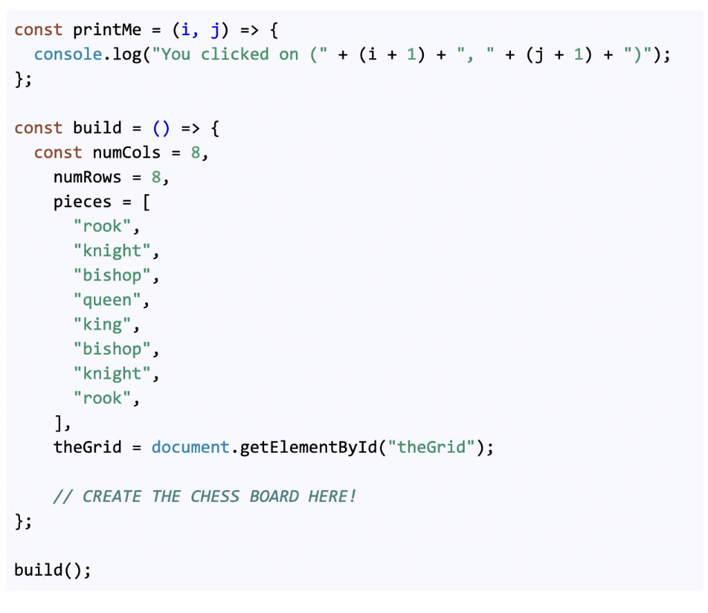 Solved Make a FULL chess board (8x8) that uses a css grid | Chegg.com
