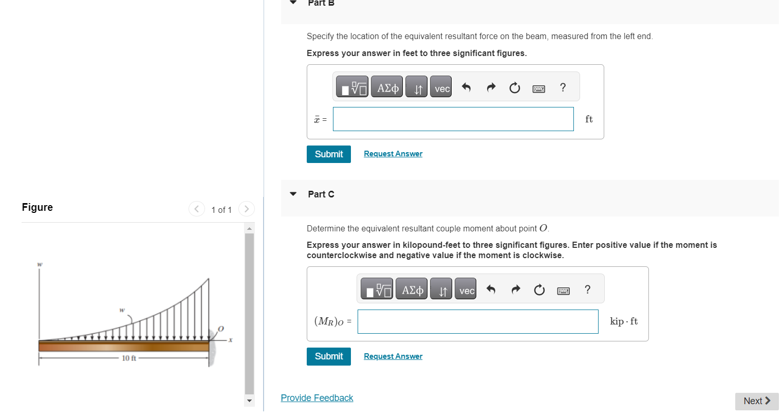Replace the loading by an equivalent resultant force | Chegg.com