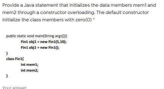 Solved 25 point Given the following class structure and | Chegg.com
