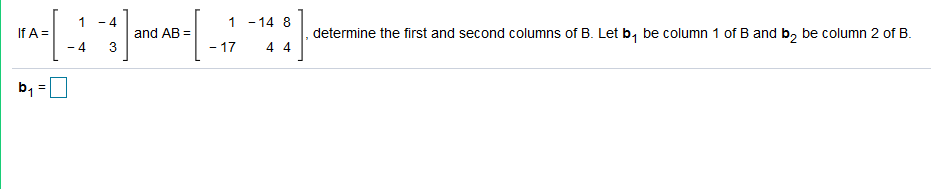 Solved 1 -4 1-14 8 and AB- determine the first and second | Chegg.com