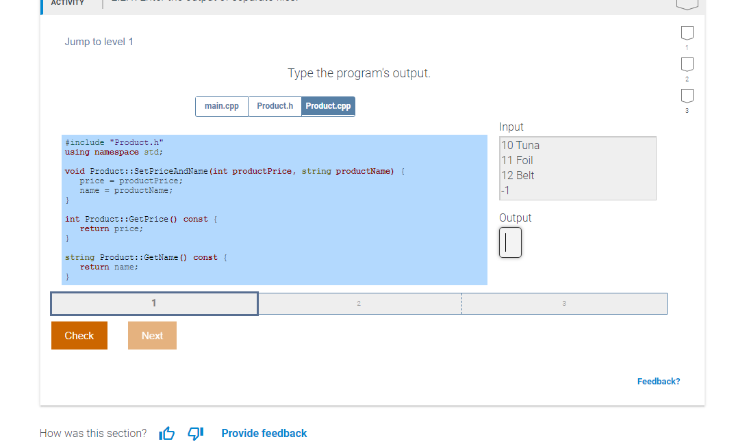 Solved Three Simple question from my program instant thumb | Chegg.com