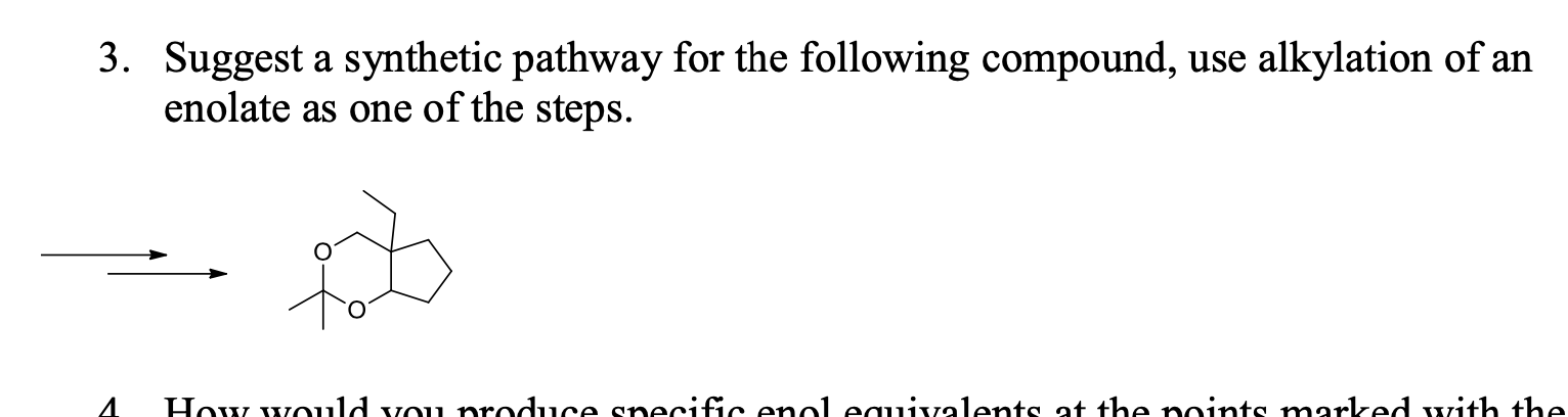 Suggest a synthetic pathway for the following | Chegg.com