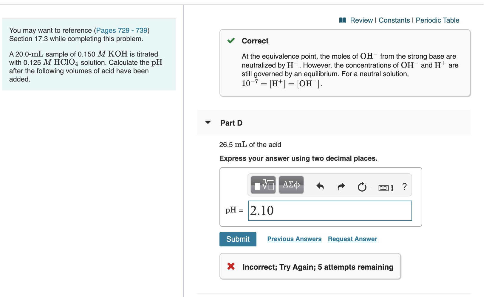 Solved MA Review | Constants 1 Periodic Table You may want | Chegg.com