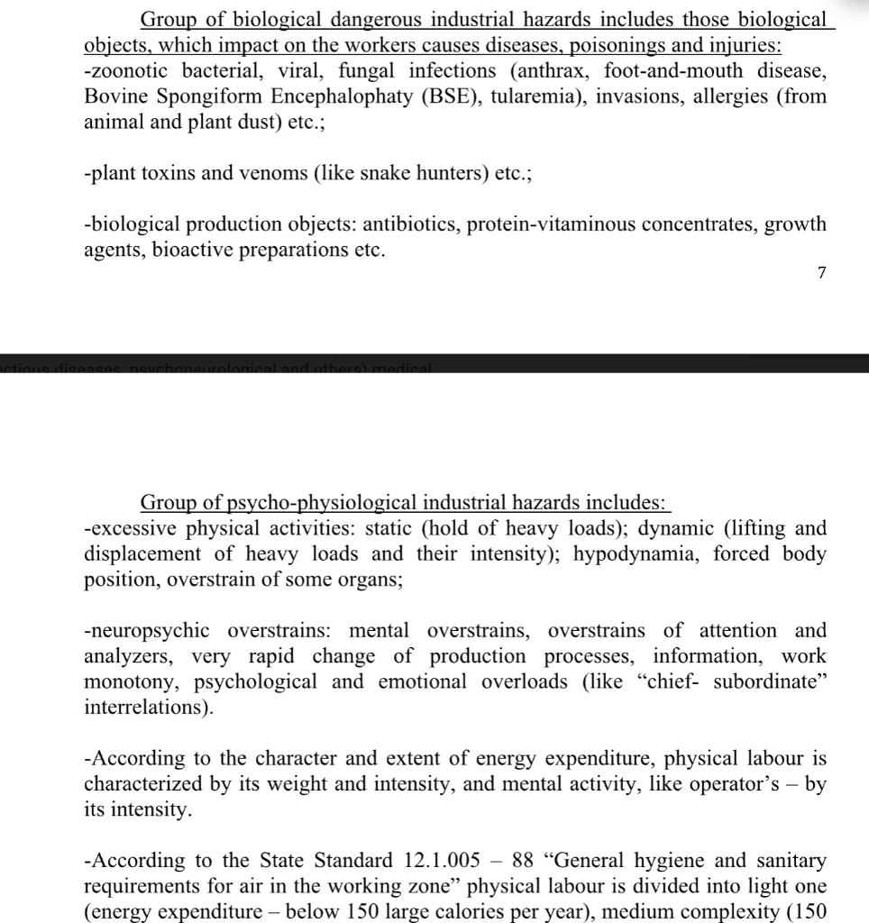 6 Requirements concerning the planning, sanitary | Chegg.com