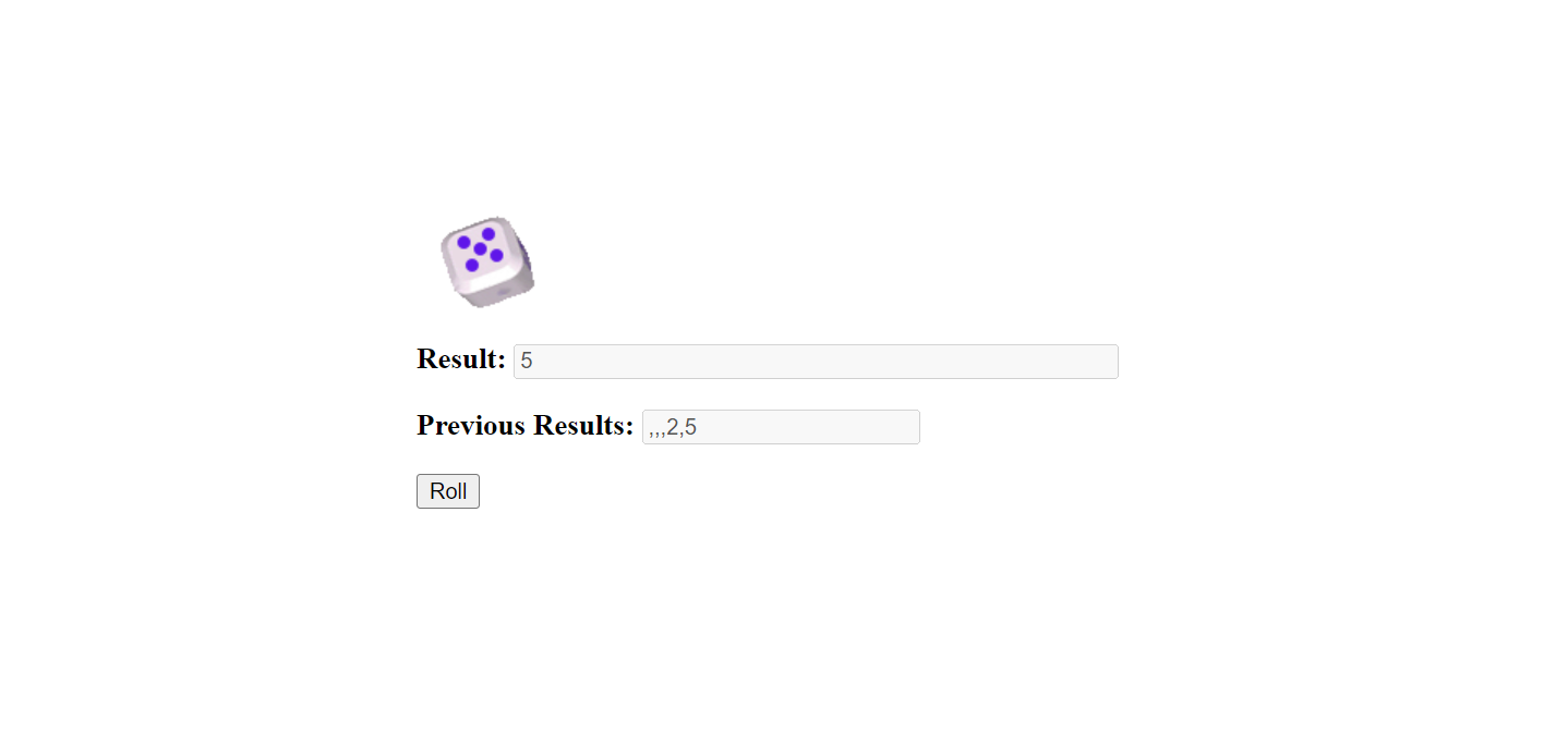 Solved Write a JavaScript program to show a graphical dice | Chegg.com
