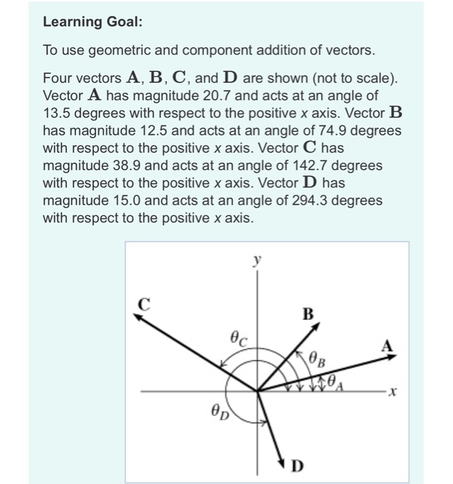 Solved Learning Goal To Use Geometric And Component