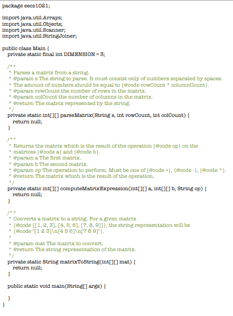 Solved Task: I need to create a program that applies various | Chegg.com